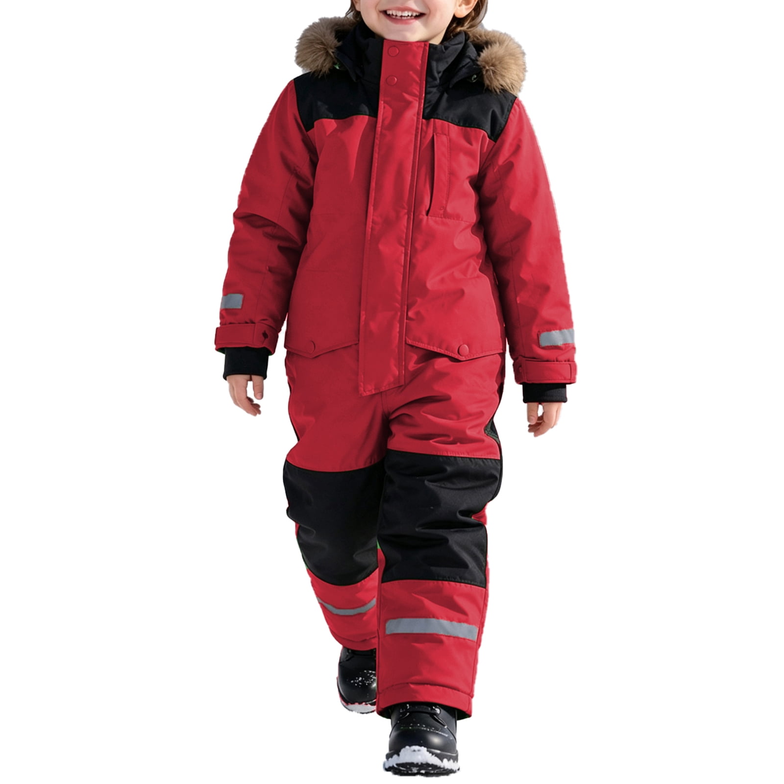 Snow Suit For Children's Snowsuit Winter Outdoor Overalls Snowboarding ...