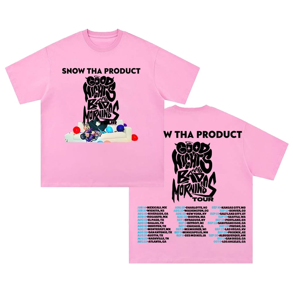 Snow Tha Product Good Nights And Bad Mornings Tour T-shirt Women's Men ...
