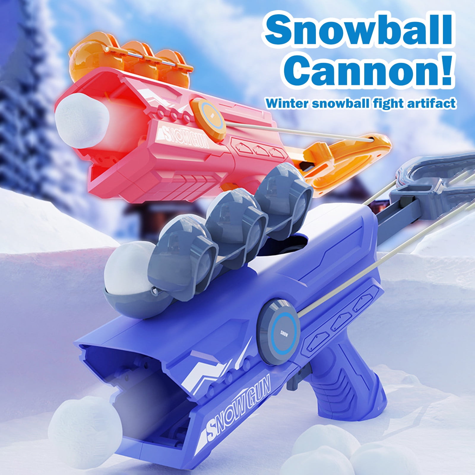 Snow Toys For Kids, Snowball Blaster Gun, Snow Ball Maker and Launcher ...