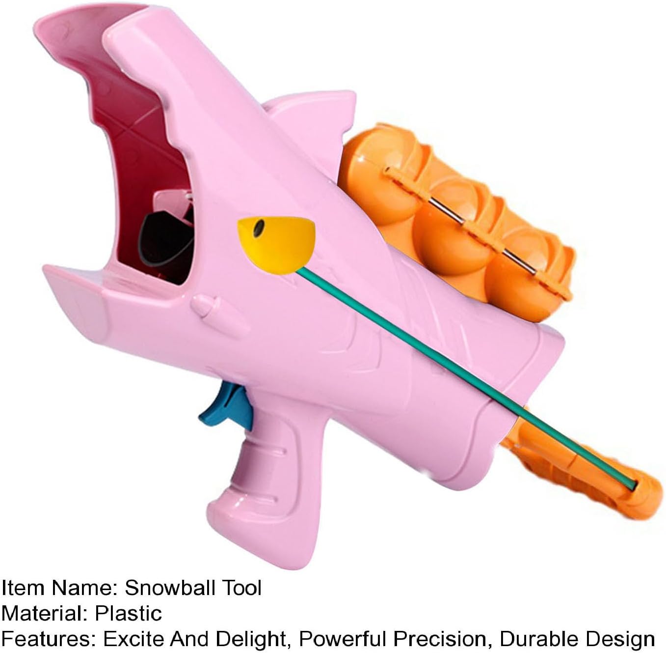 Shark Snowball tools, Snow Toys for Kids Outdoor, Snowball Launcher ...