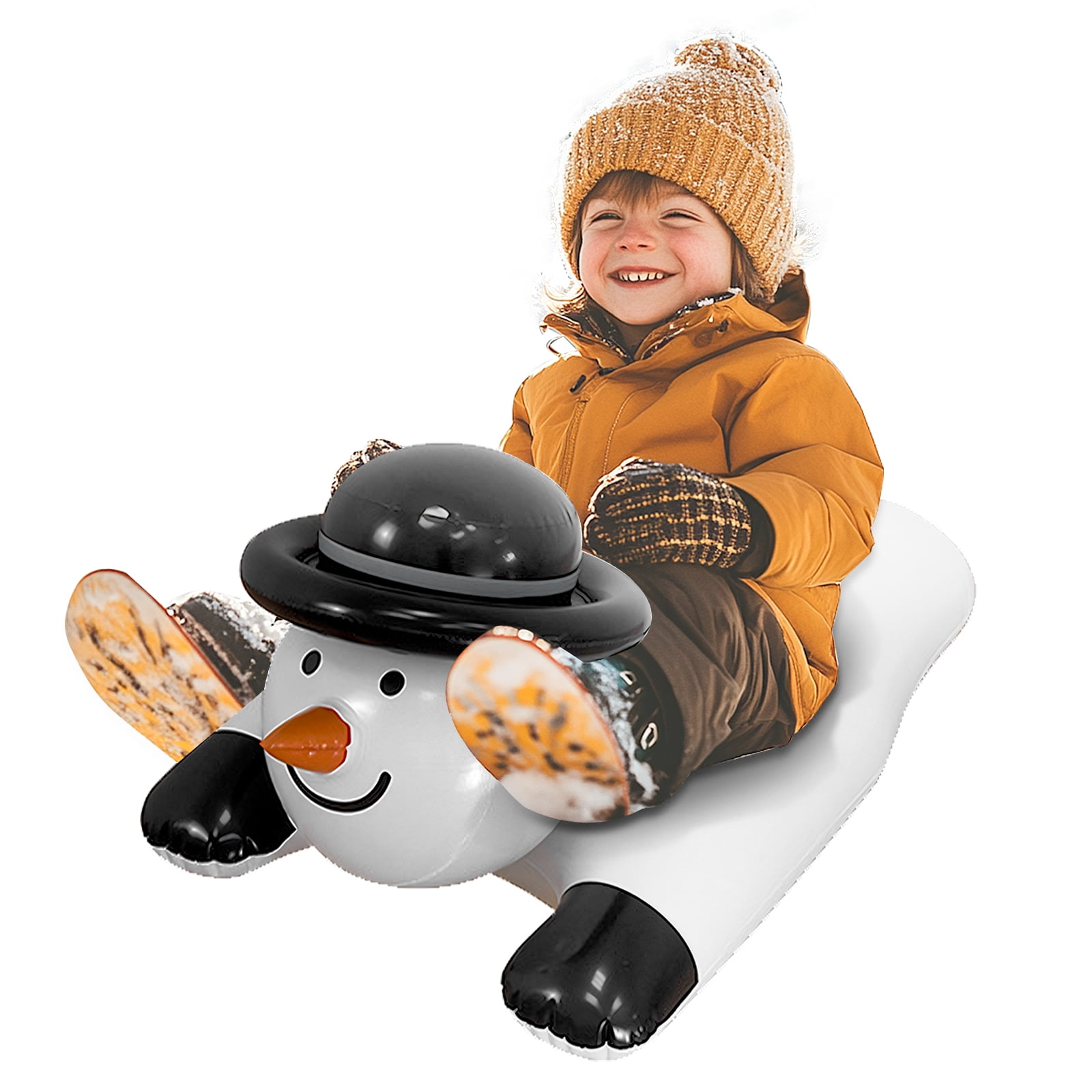 Snow Tubes for Kids,42 Inch Inflatable Snow Sleds for Kids and Adults ...