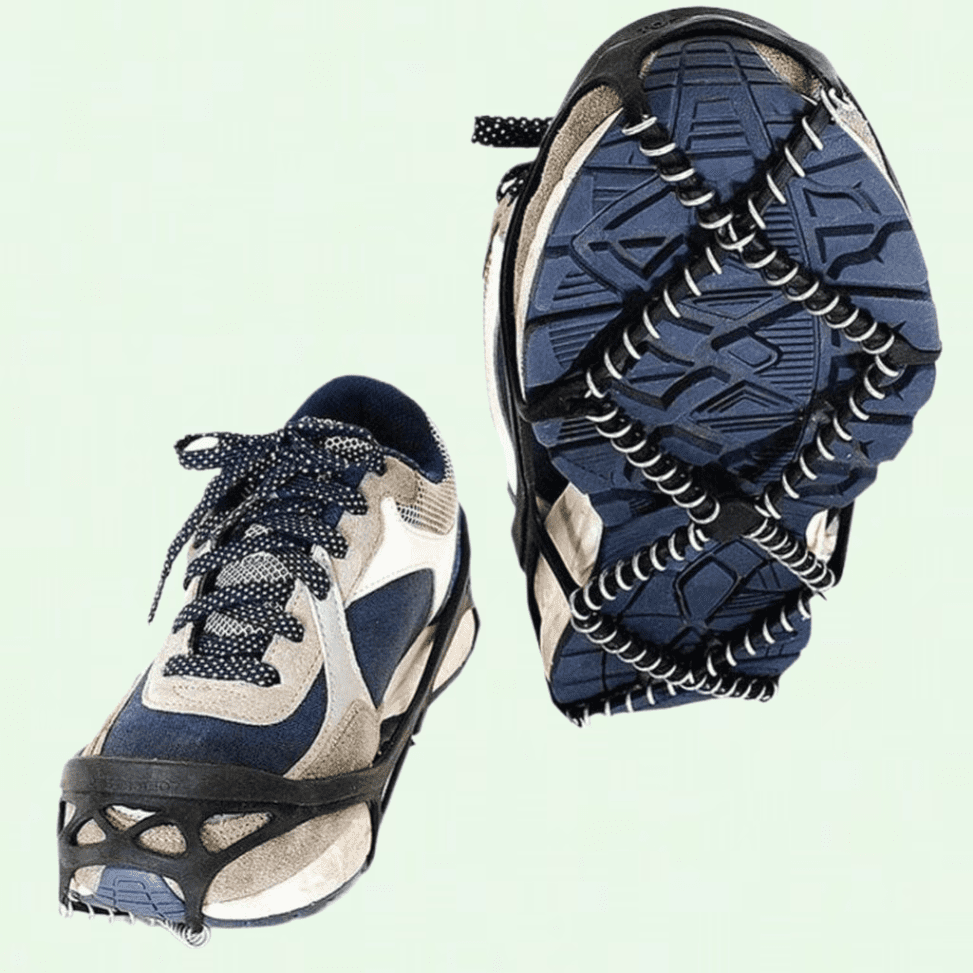 Snow Walk Traction Cleats, 1 Pair Universal Anti-Slip Shoes Ice Gripper ...