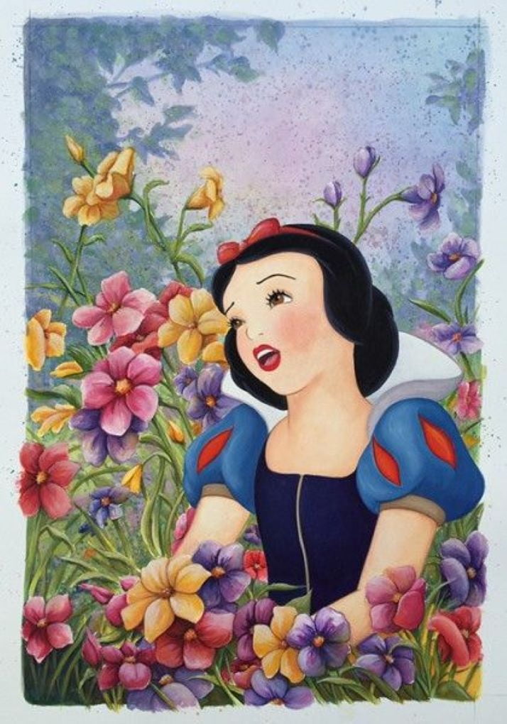 Snow White 5D Diamond Art Painting for Adults and Kits Full Drill 12x16 ...