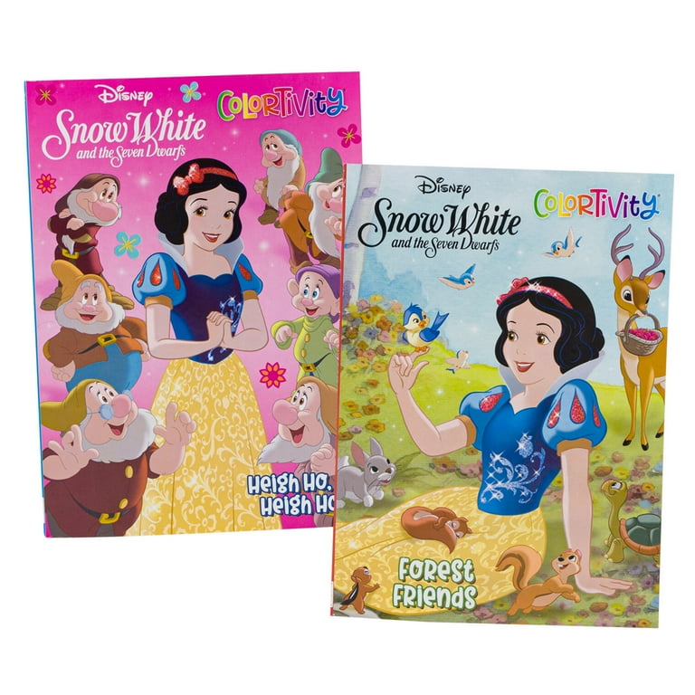 snow white and the seven dwarfs coloring book