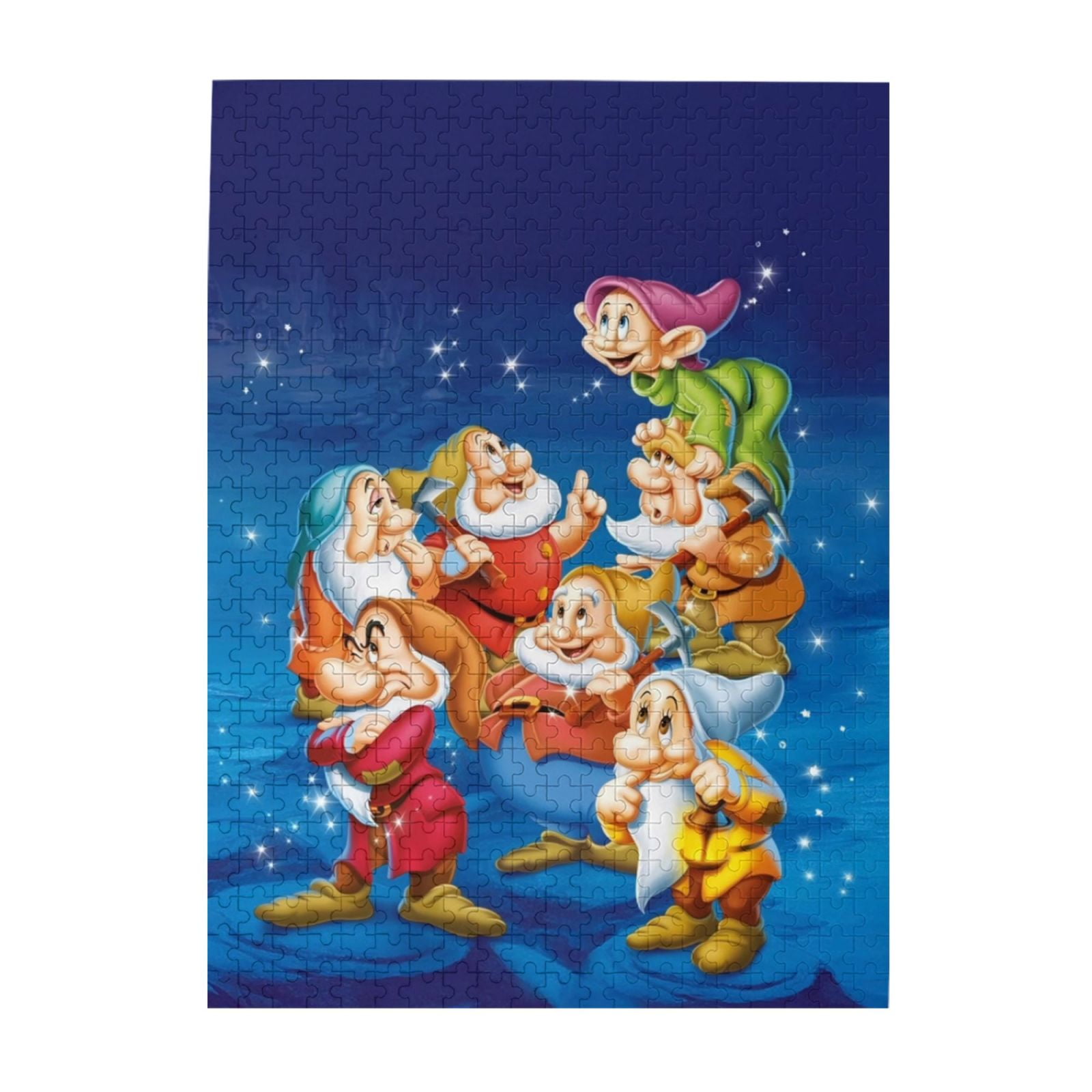 Snow-White And Seven-Dwarfs Jigsaw Puzzles 300 500 1000 Piece Colorful ...