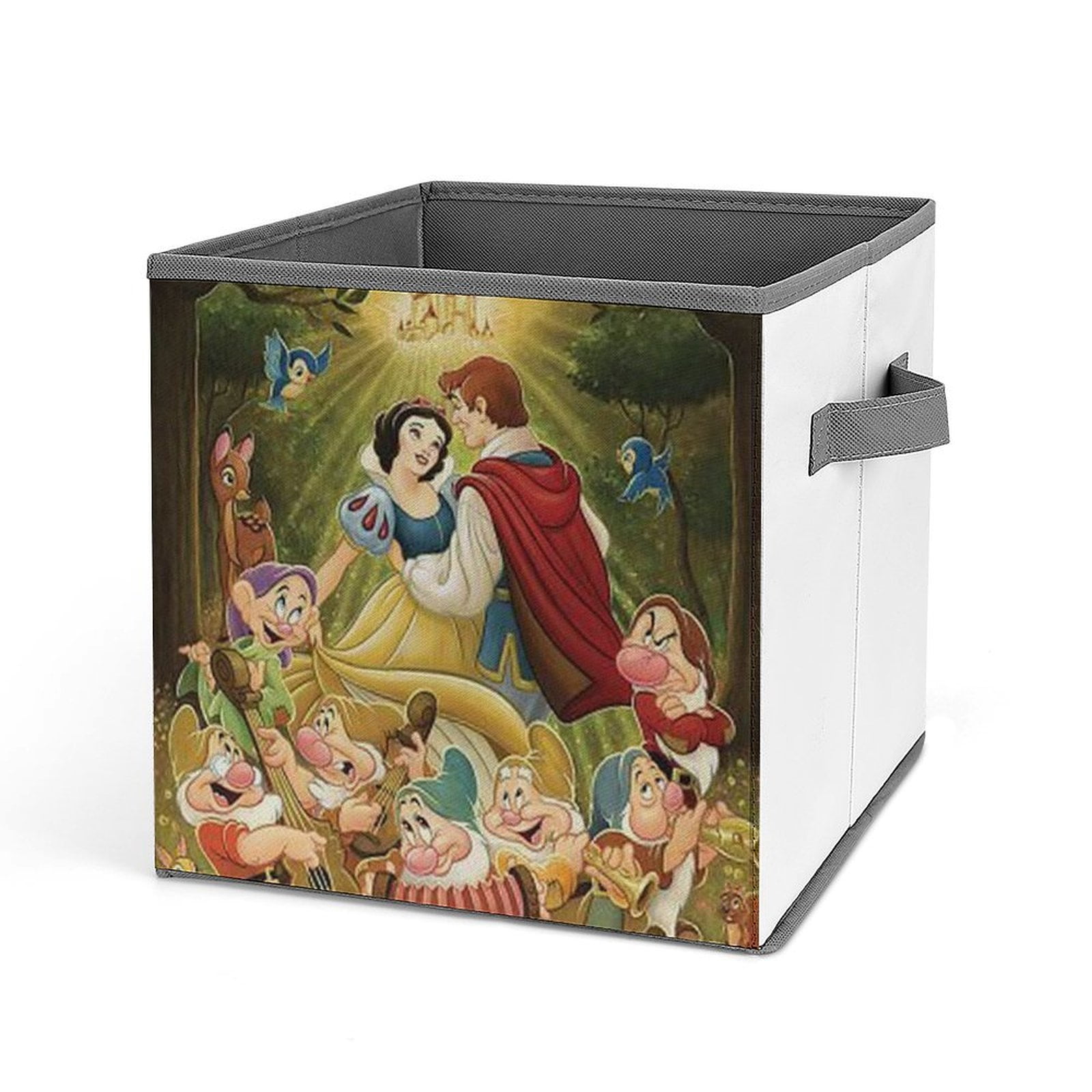 Snow White Anime Cartoon Cube Storage Bins, 10.6 Cube Storage Organizer ...