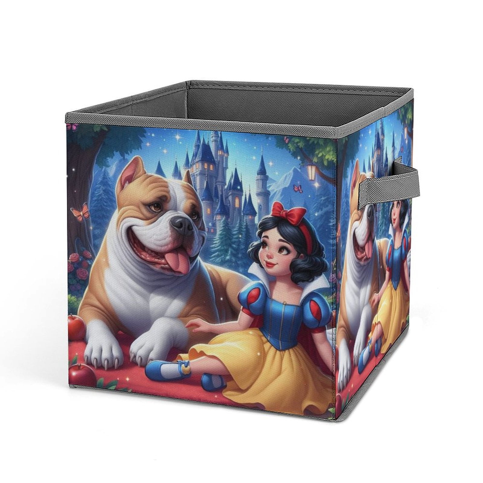 Snow White Anime Cartoon Cube Storage Bins, 10.6 Cube Storage Organizer ...