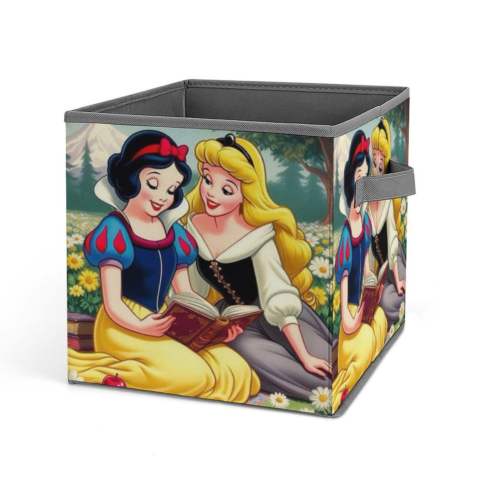 Snow White Anime Cartoon Cube Storage Bins, 10.6 Cube Storage Organizer ...