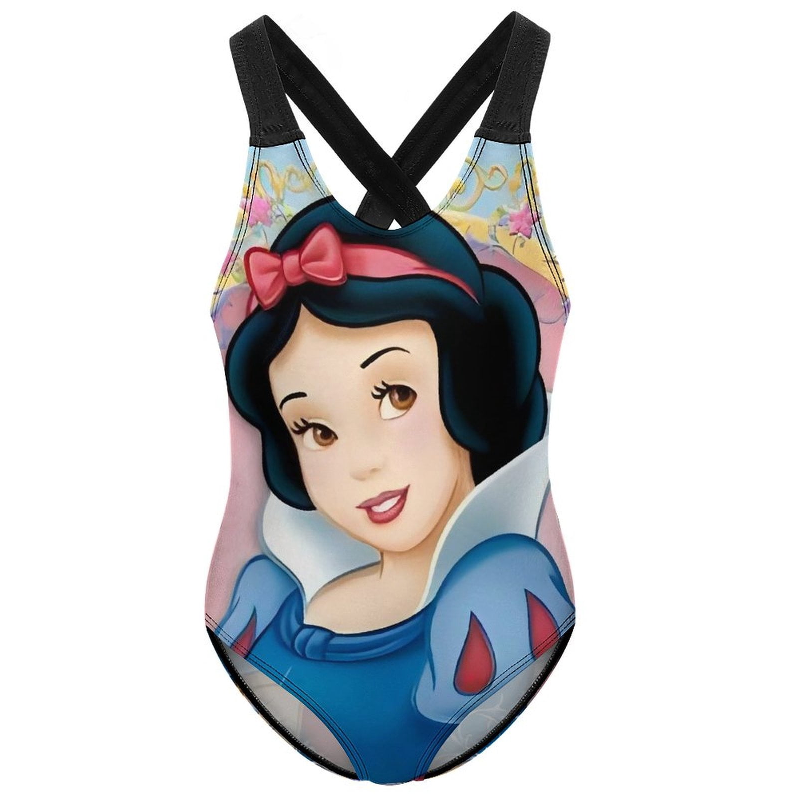 Snow White Cartoon girls one-piece swimsuit beach swimsuit suitable for ...