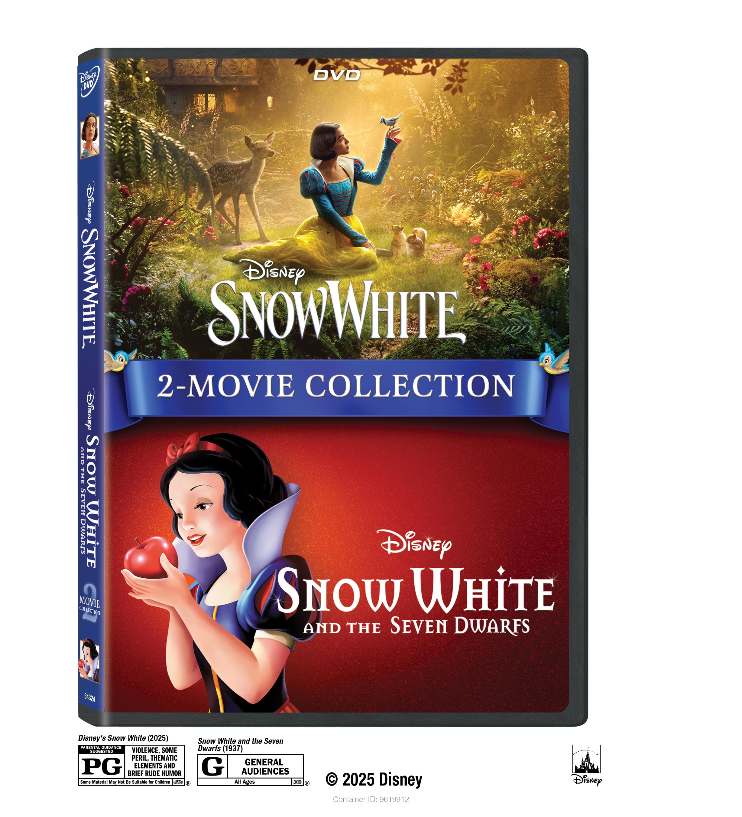 Open Box Snow White (DVD) 2 Movie Collection (1937 & 2025) Wal Disney ...