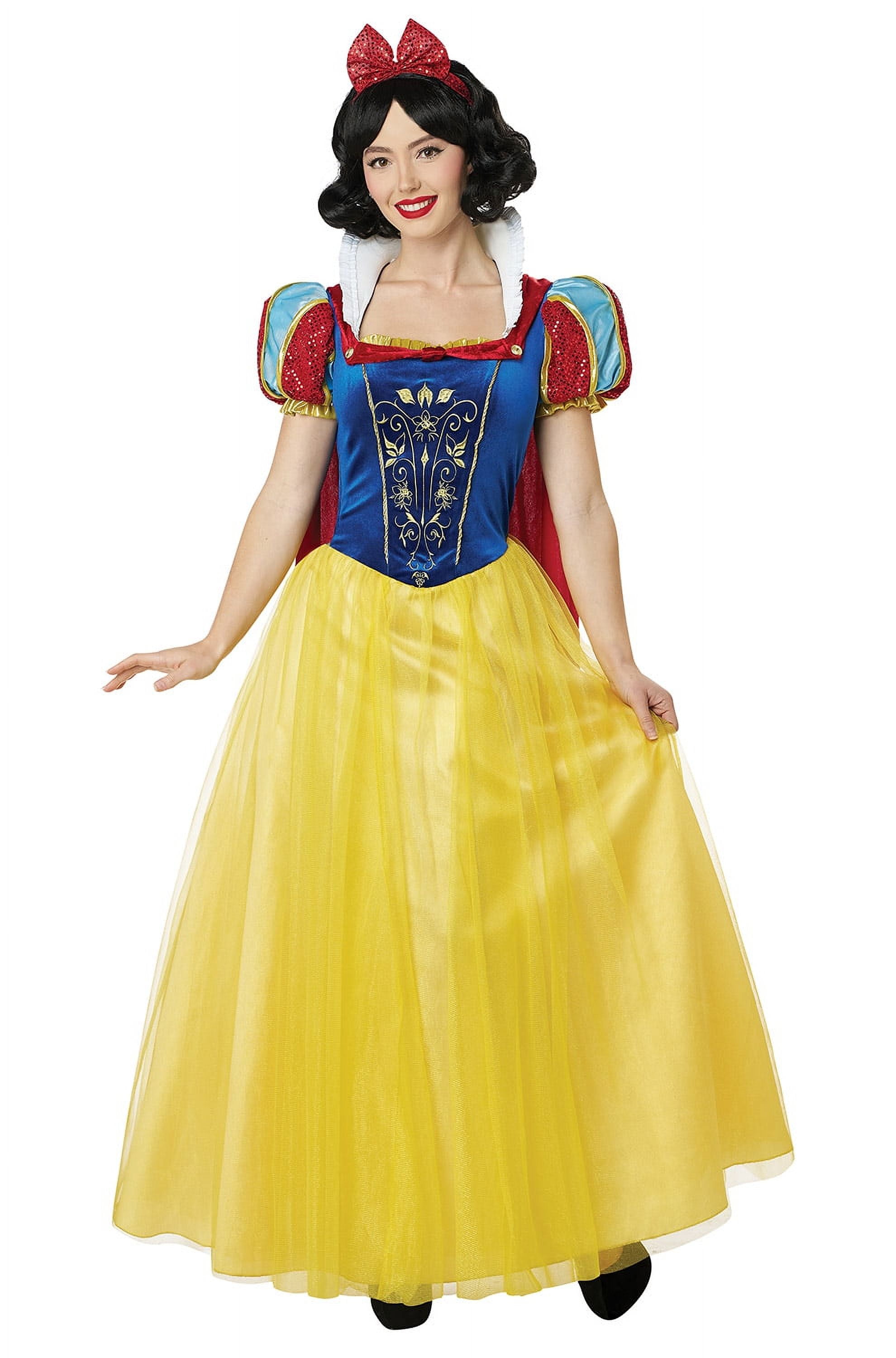 Snow White Deluxe Ball Gown Adult Costume - Walmart.com