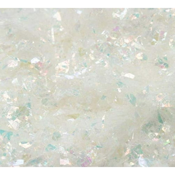 Snow White Flitter Flakes Iridescent Ice Glitter Flakes for Nail Art ...