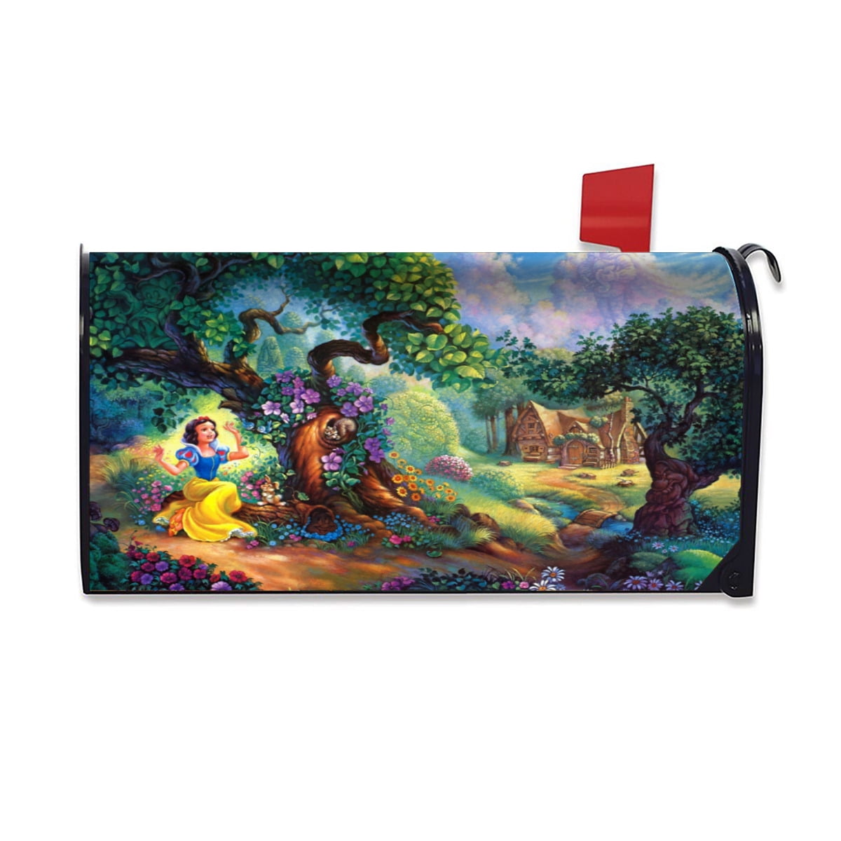 Snow White Mailbox Cover with Magnetic Strip Anime Mailbox Package ...