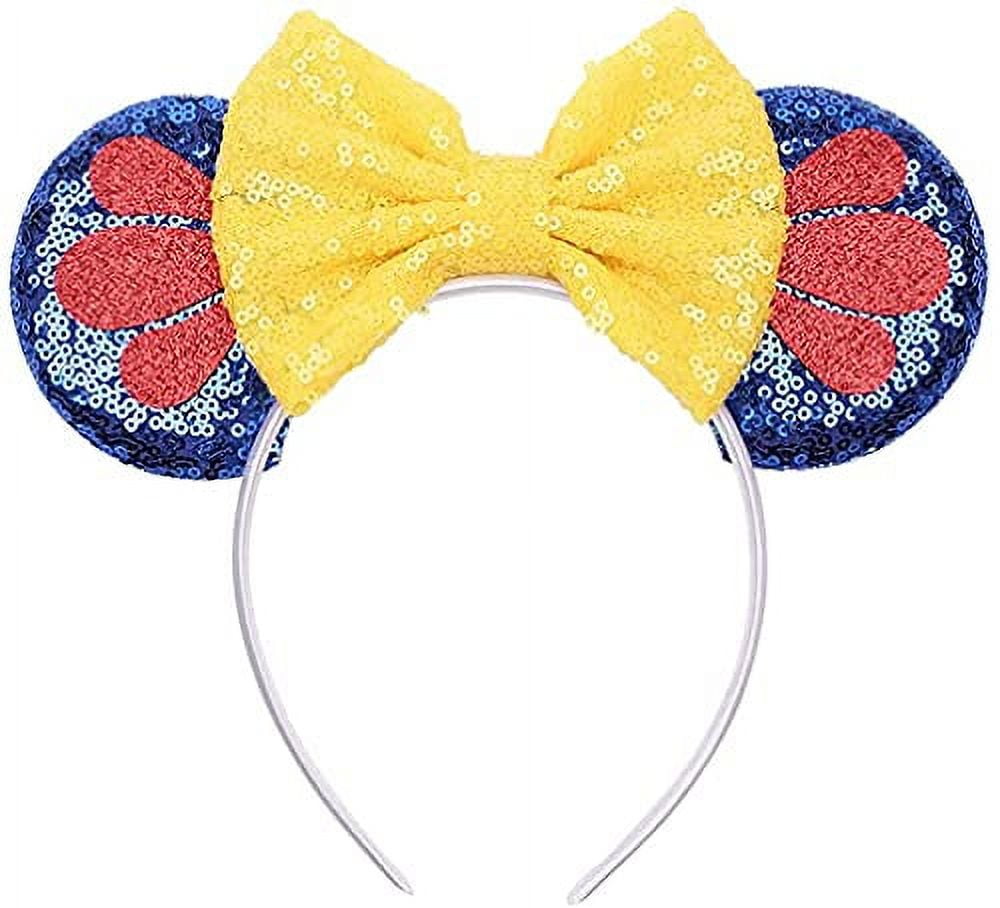 Snow White Mickey Ears, Snow White Ears, Blue Yellow Minnie Ears ...