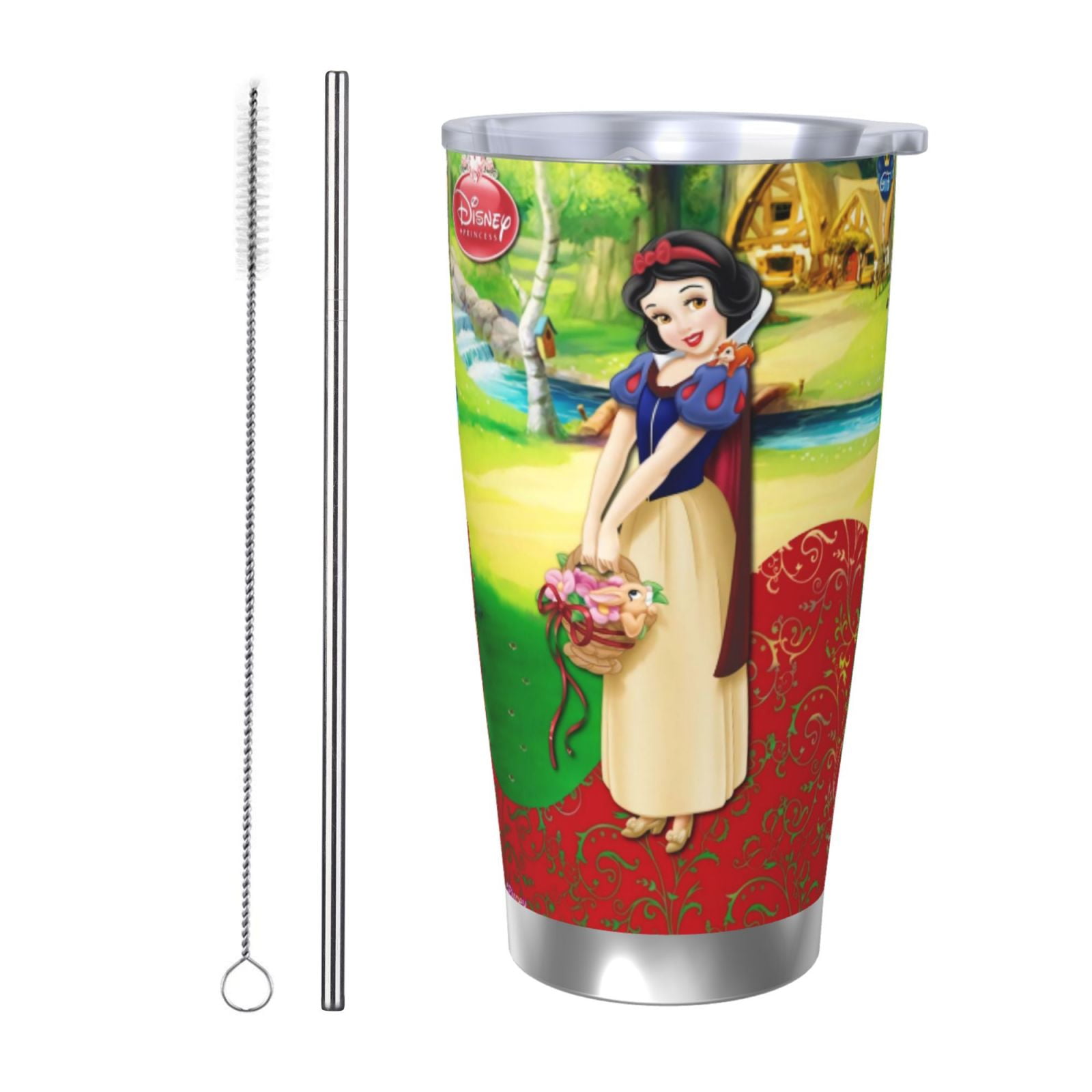 Snow White The Original Princess Portrait Water Bottle,Coffee Cups,Insulated Stainless Steel ...