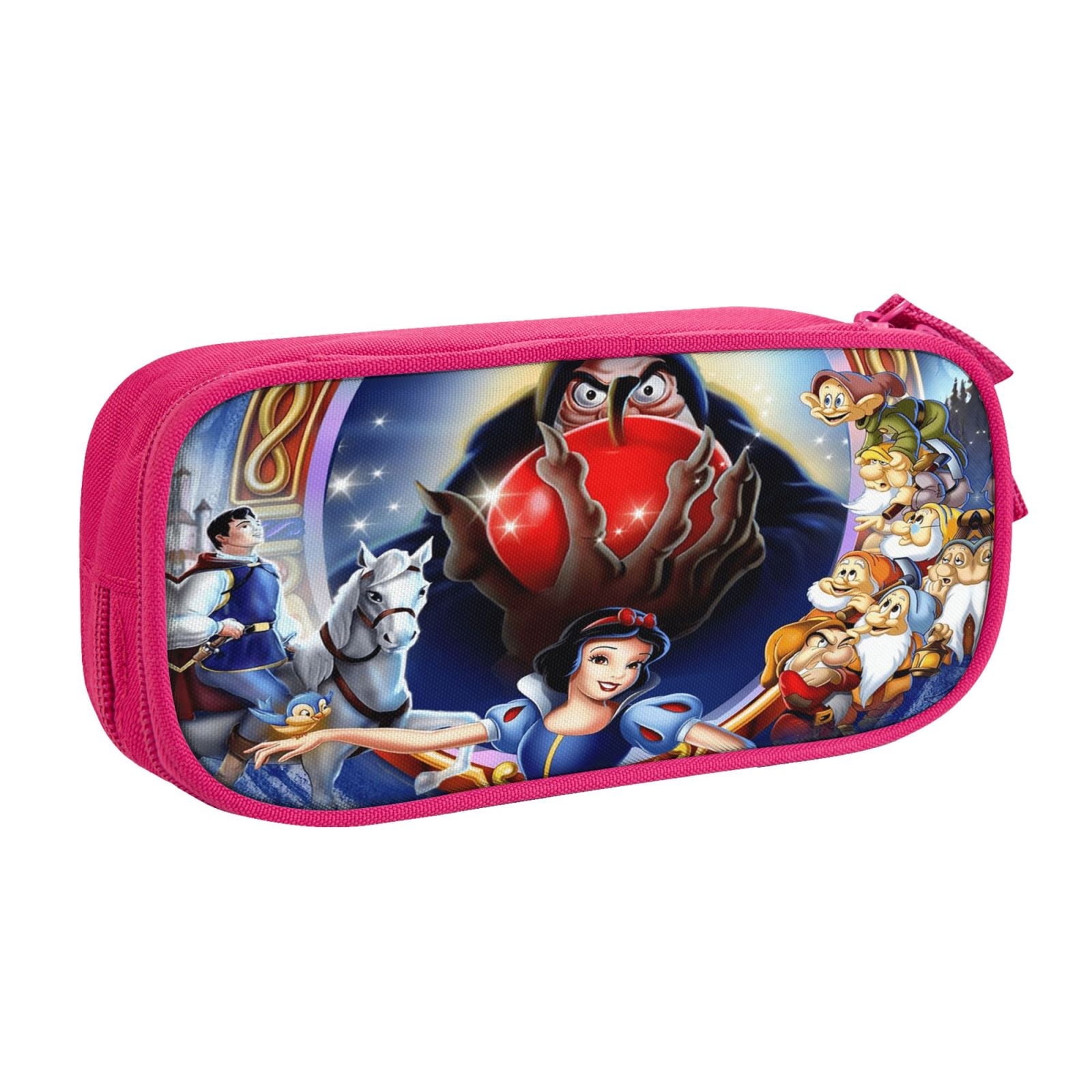 Snow White Pencil Case, Large Capacity Pencil Pouch, Aesthetic Zipper ...