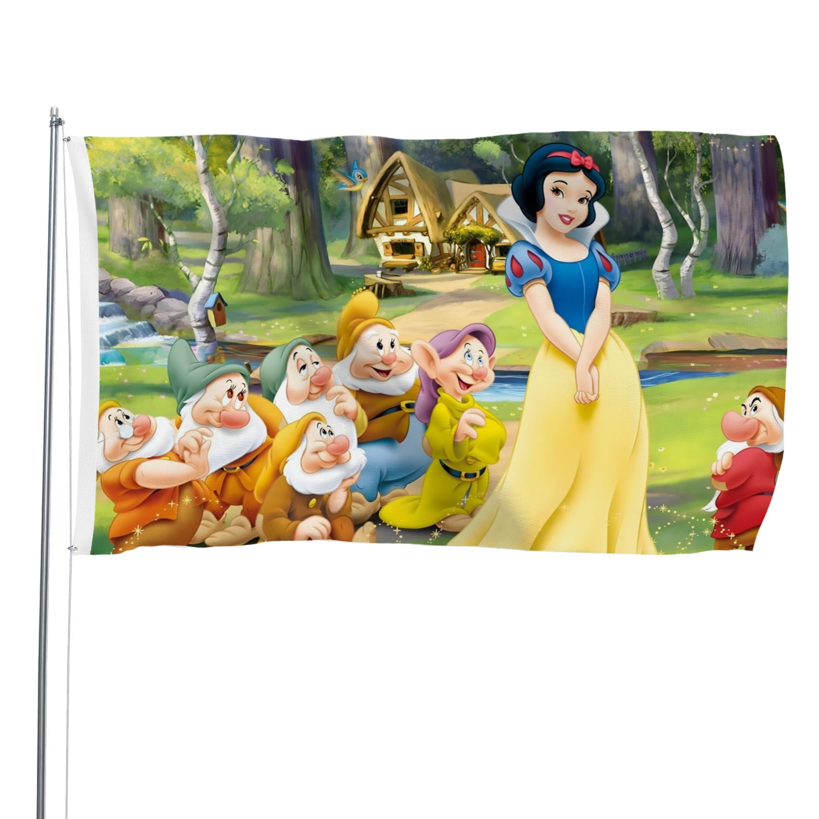 Snow White Princess-themed Printed Flag Perfect gift for fans, friends ...
