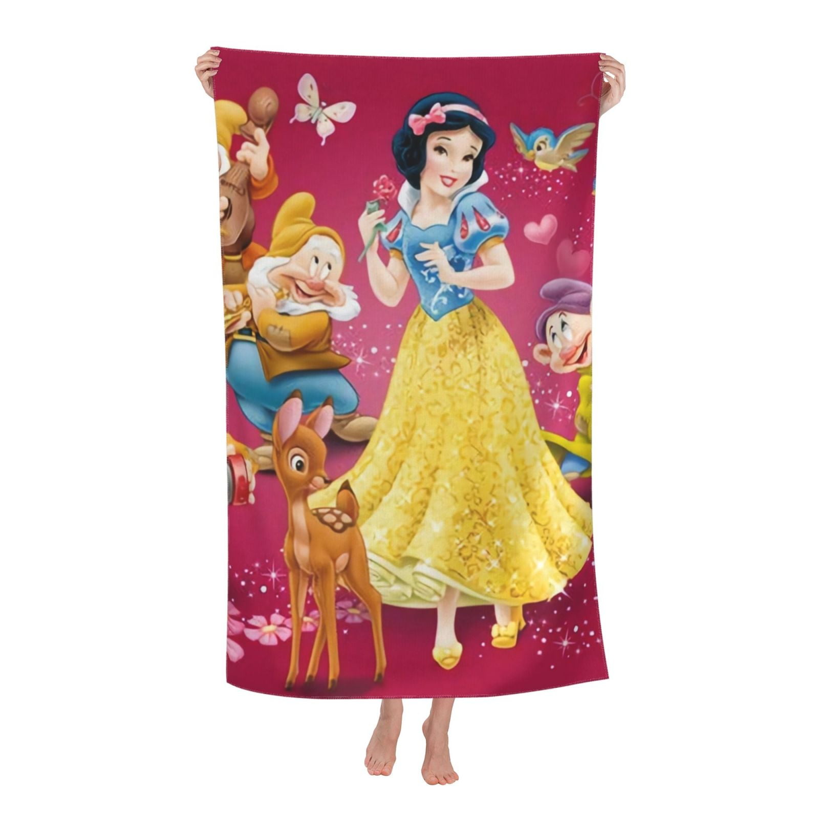 Snow White And The Seven Dwarfs Bath Towels for Kids and Adults,Soft ...