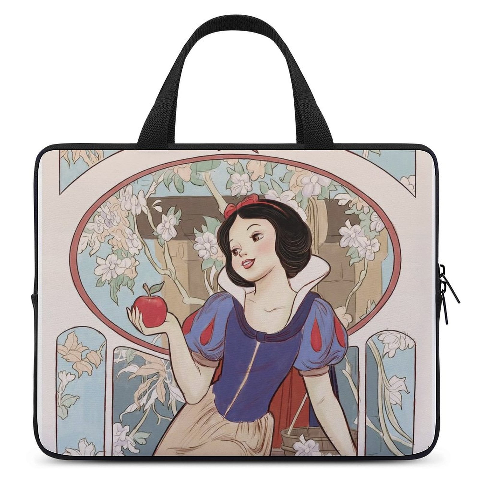 Snow White Stylized 17 Inch Laptop Bag,Expandable Computer Bag Laptop ...