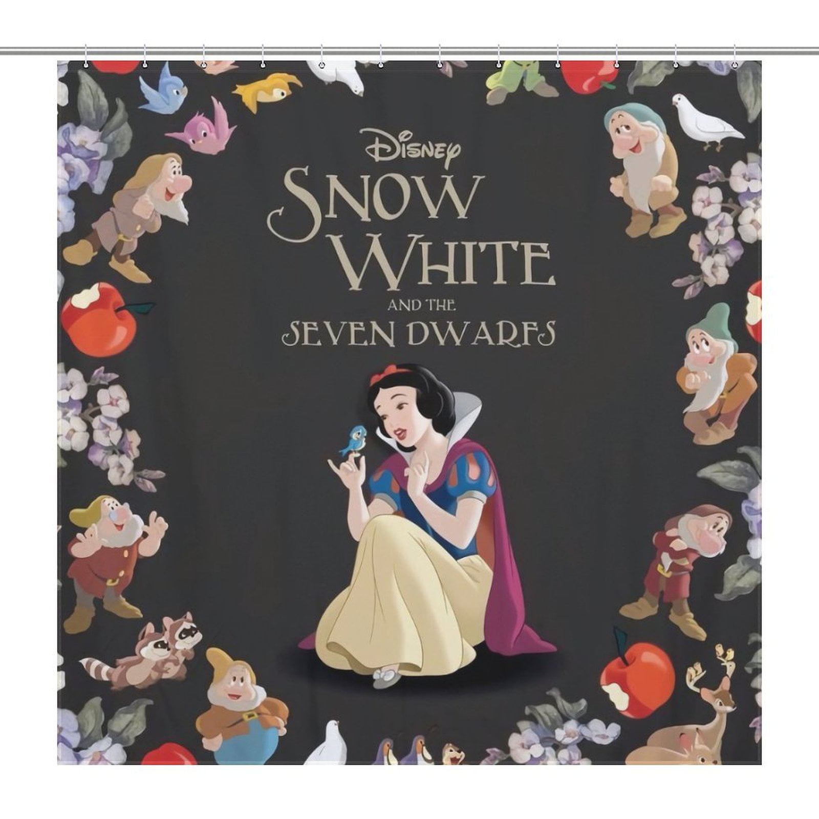 Snow White & The Seven Dwarf Shower Curtain,Shower Curtain Liner,Shower ...