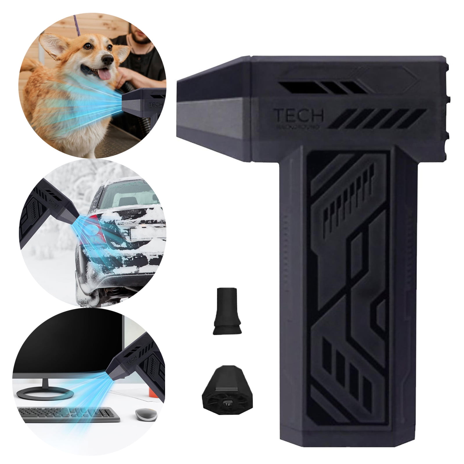 Snow&Whiz Led Turbo Blower,Handheld Fan,Snow Shovel,Snow Blower,Snow ...