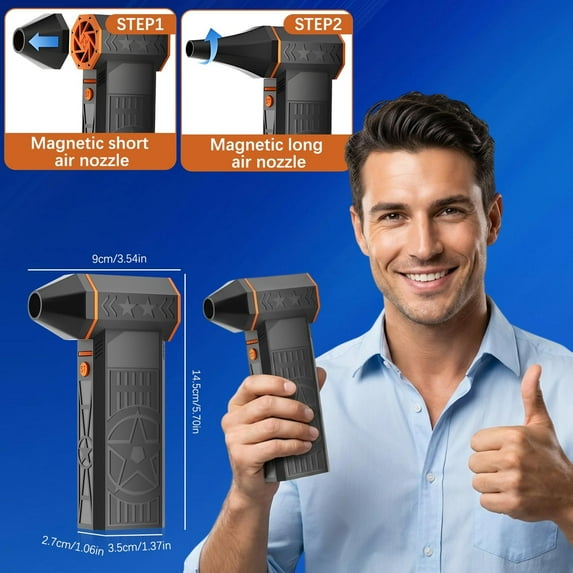 Snow Whiz Turbo Blower,130,000RPM Mini Turbo Snow Blower,Snowwhiz Turbo ...