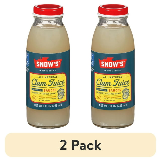 (2 pack) Snow's All Natural Clam Juice, 8 oz - Walmart.com
