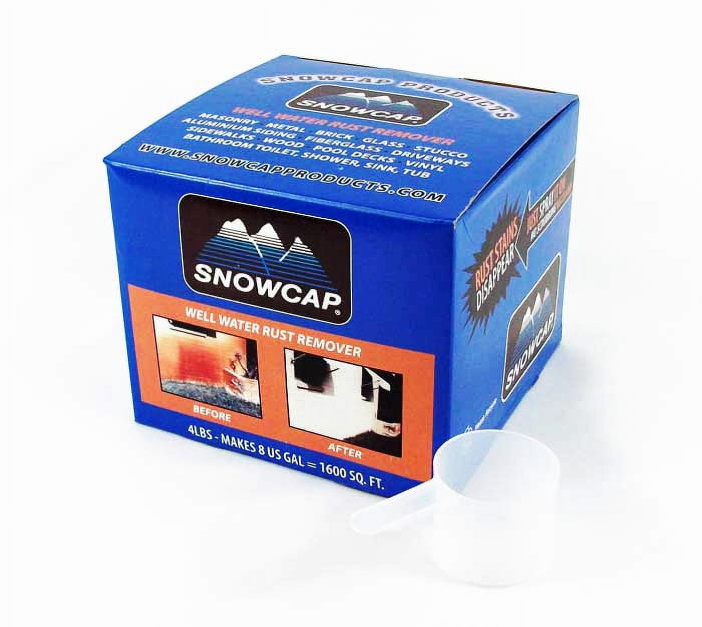 SnowCap Rust Stain Remover - 4LB Makes 8 Gallons of Biodegradable Solution - Walmart.com