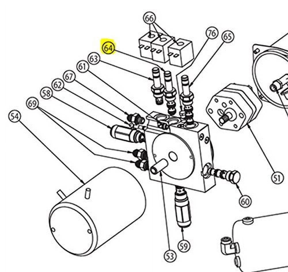 SnowDogg Part # 16159104 - Seal Kit for 16151314 Lift/Angle Valve ...