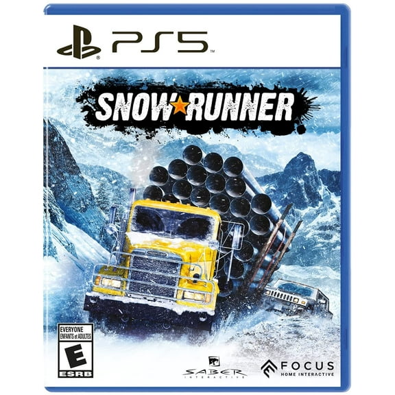Focus Home Interactive SnowRunner PS5 Game with 40 Vehicles, Open World ...