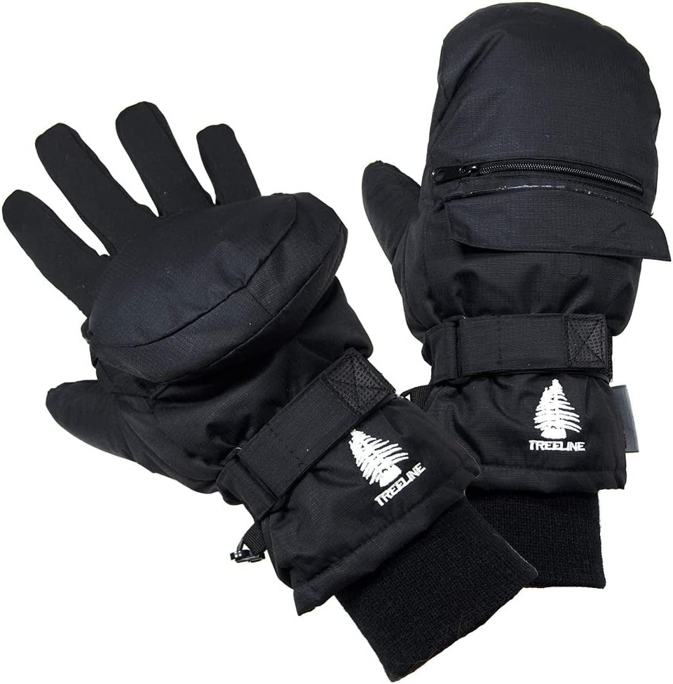 SnowStoppers eMitt - Extra Warm, Multi-purpose Flip-top Mitten/Glove ...