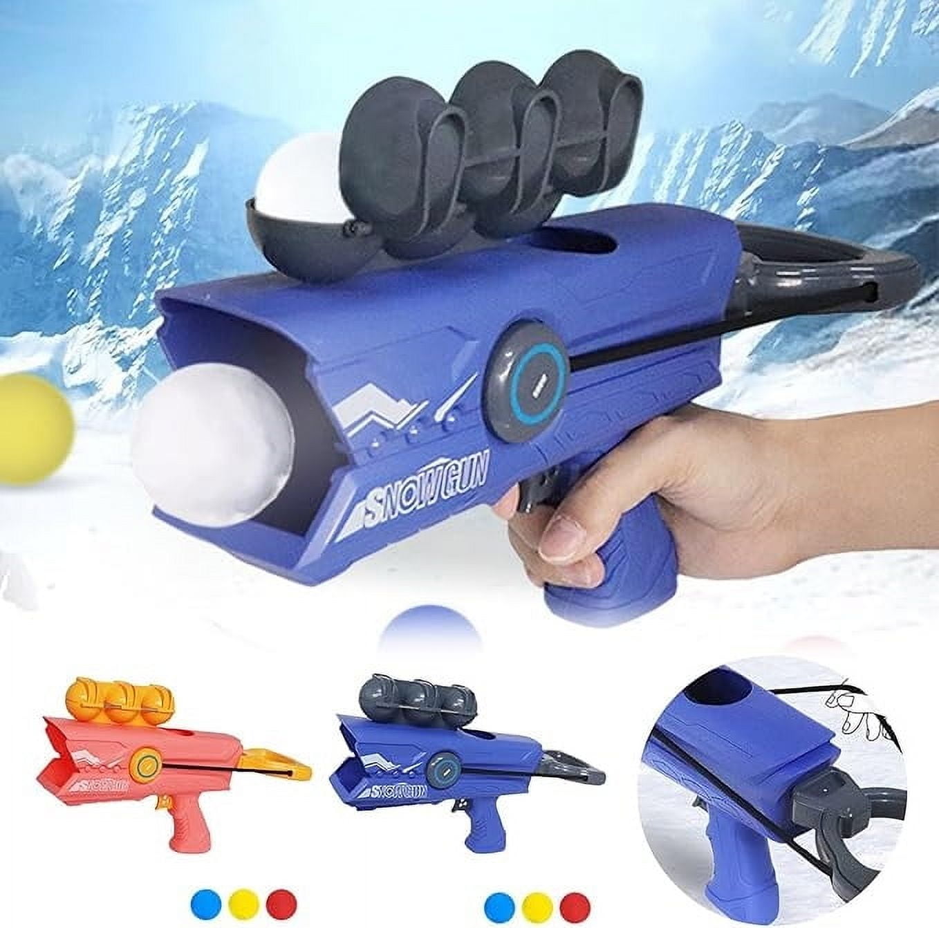 Snowball Maker Kit for Outdoor Winter Fun, 3-pack Snowball Molds with ...