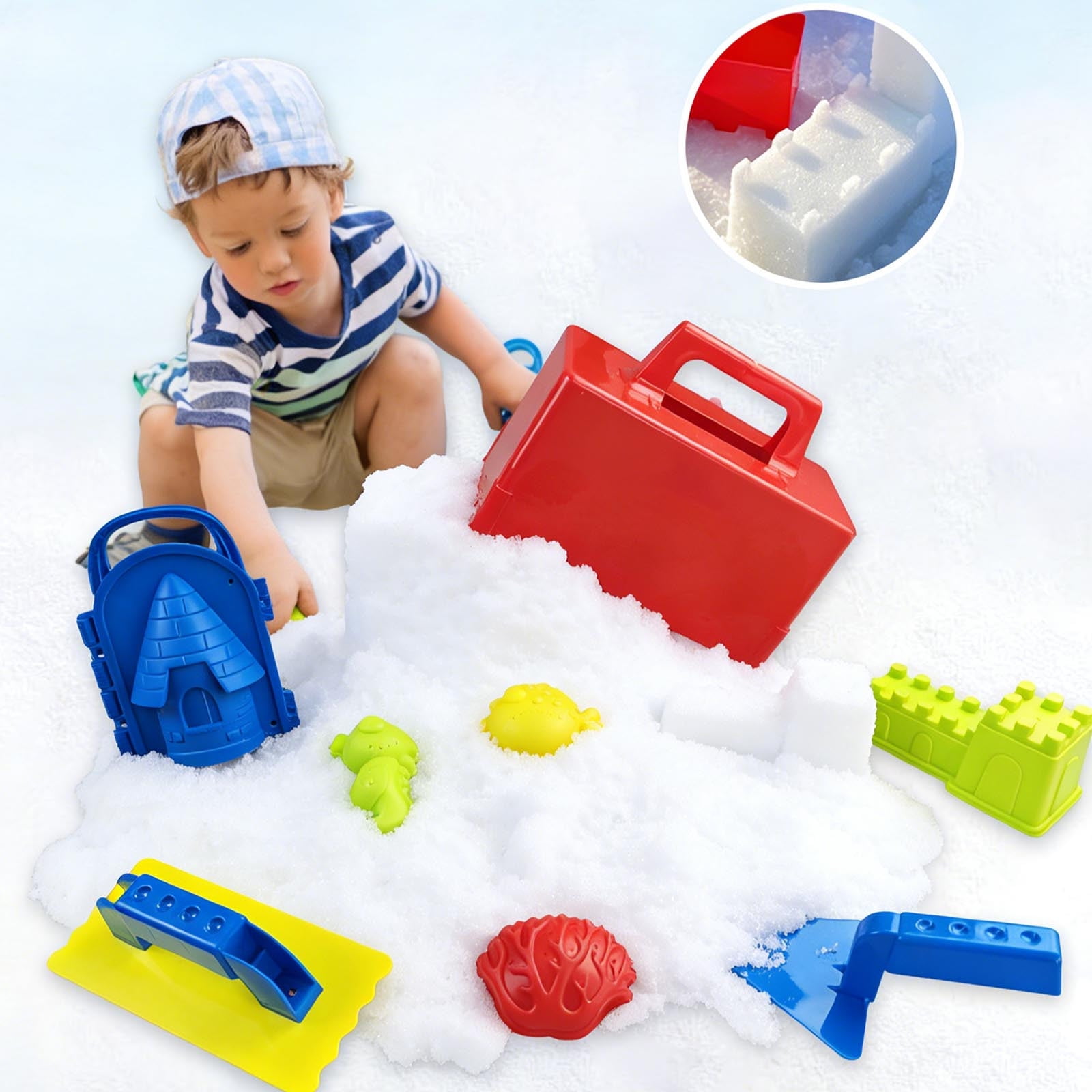 Snowball Maker and Snowman Mold Kit, 9-Piece Snow Toys Set for Snowball ...