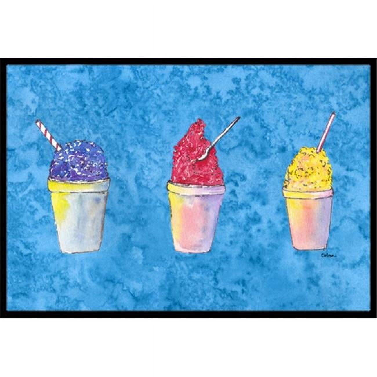 Snowballs And Snow Cones Indoor Or Outdoor Mat - Walmart.com