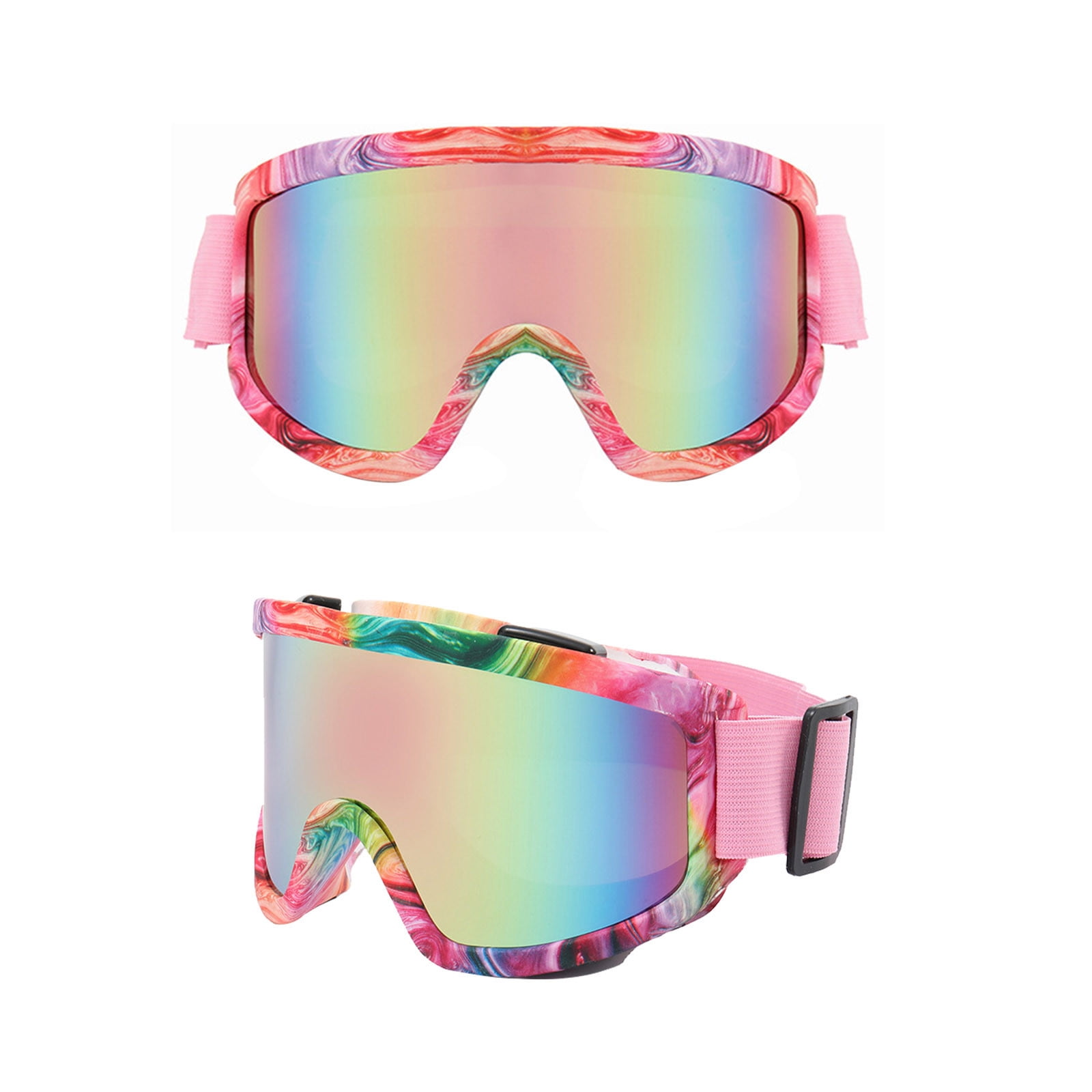 Yanhaigong Snowboard Goggles, Over Glasses Ski Goggles, UV Protection ...