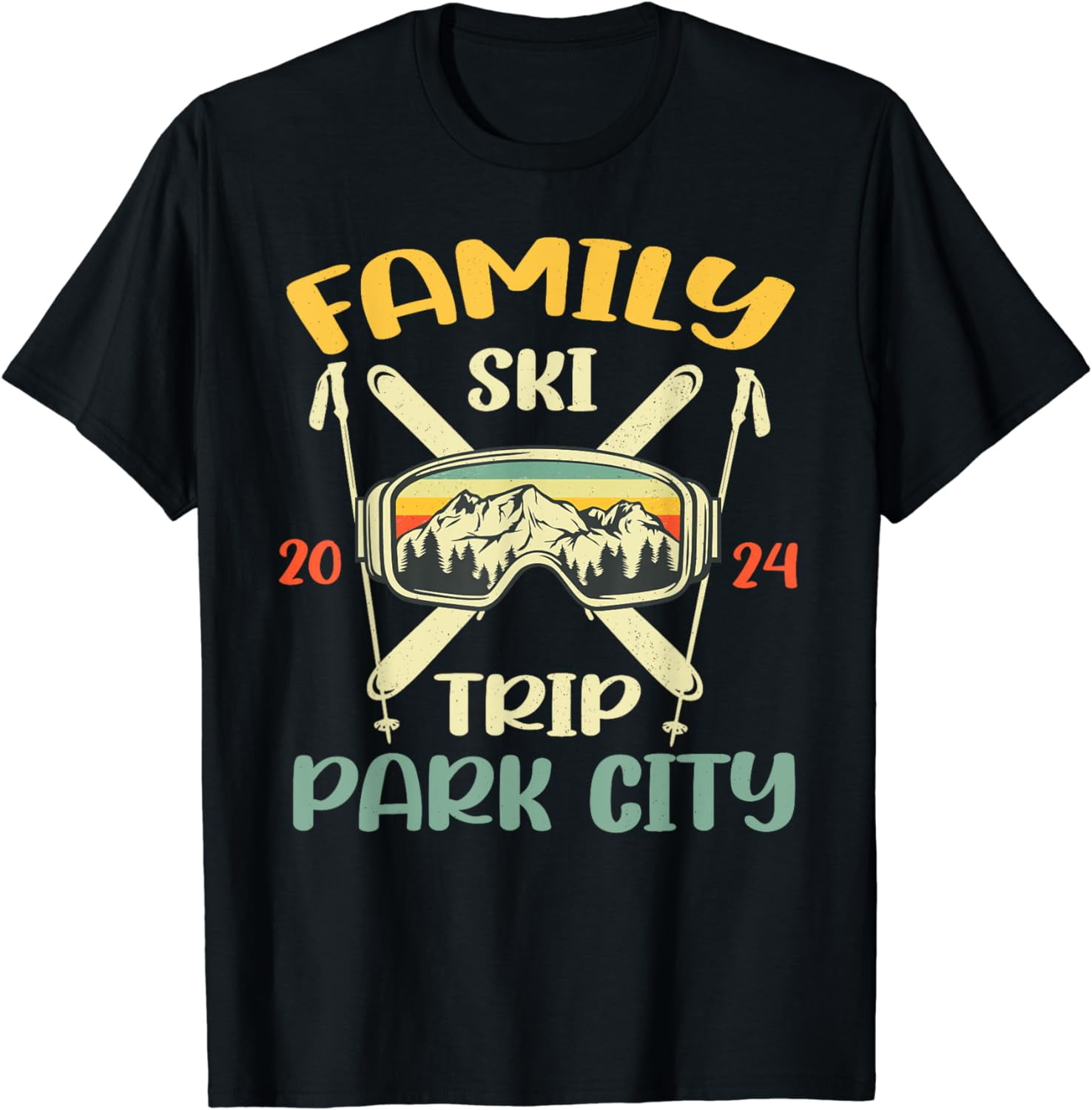 Snowboard Trip 2024 Park City Utah Family Vacation T-Shirt - Walmart.com
