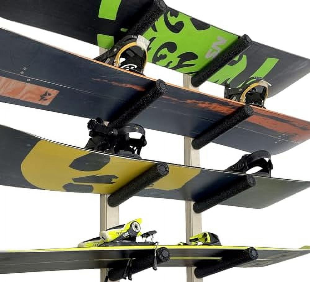 Snowboard Wall Rack Mount (Holds 4 Boards) - Walmart.com