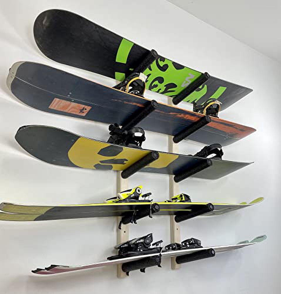 Snowboard Wall Rack Mount (Holds 5 Boards) - Walmart.com