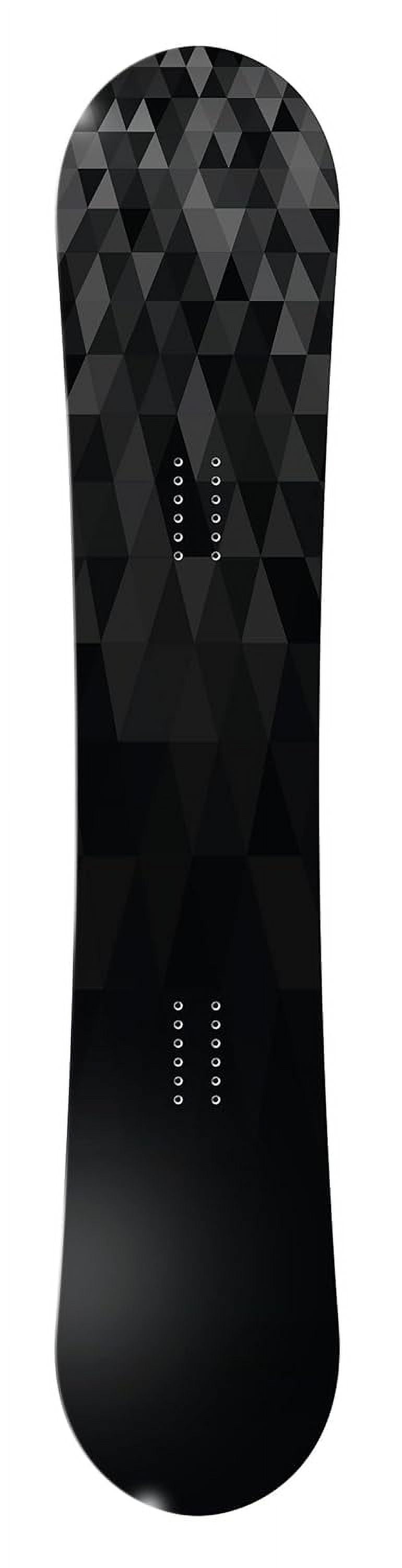 Snowboard Wrap 321 - Black Triangle Pattern Snowboard Graphic Decal ...