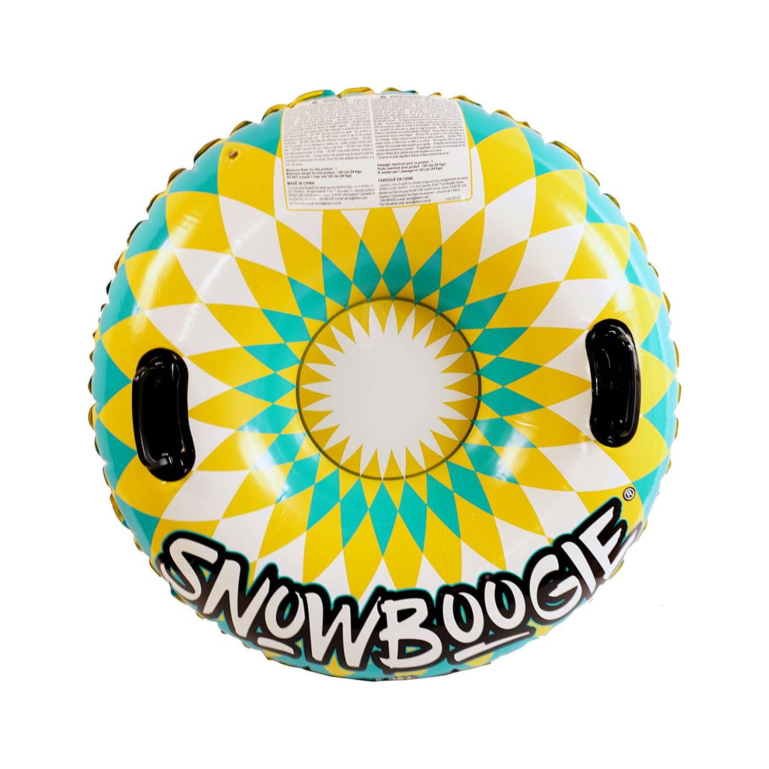 Snowboogie Air Tube 37" | Single Rider Snow Sleds | Inflatable Sled ...