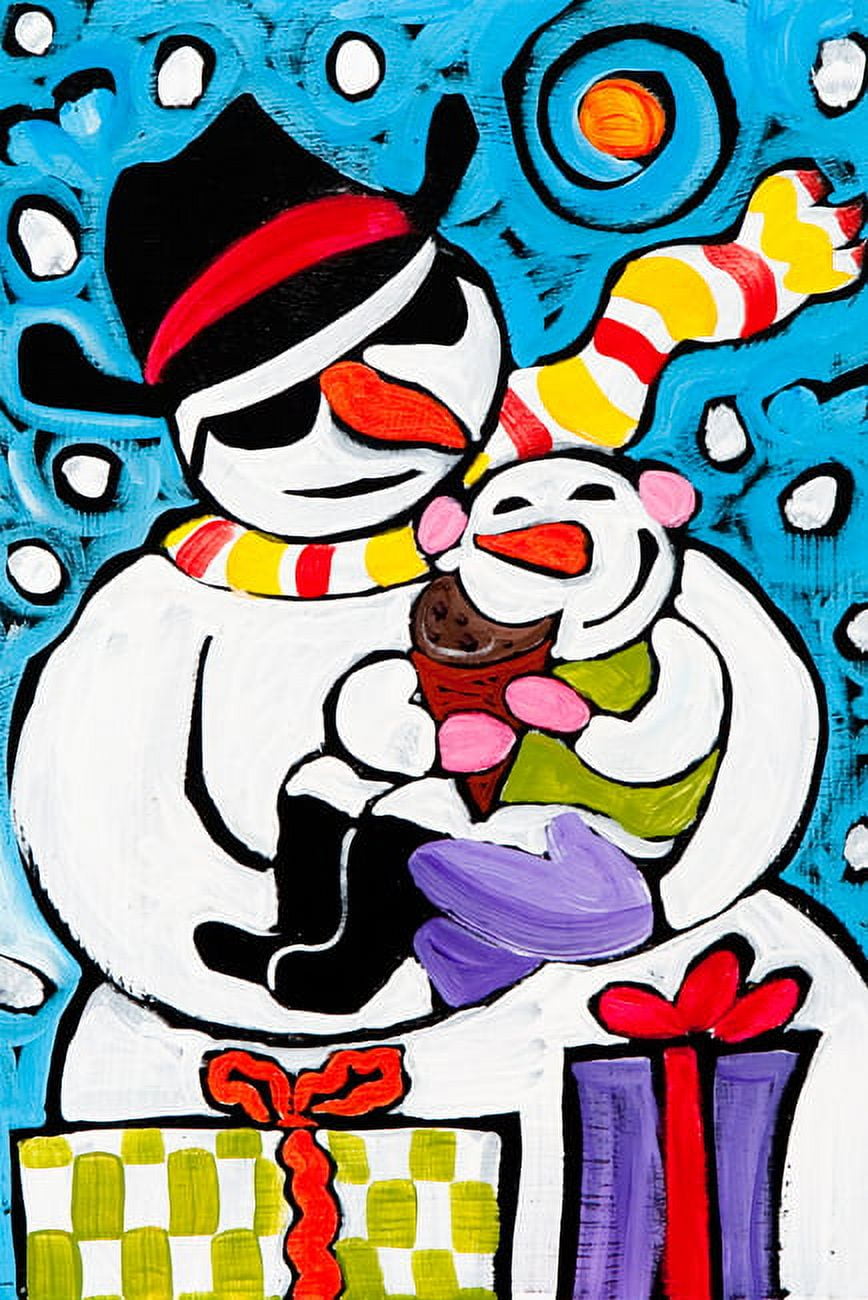 Snowdad by Ben Mann Poster Print - Walmart.com