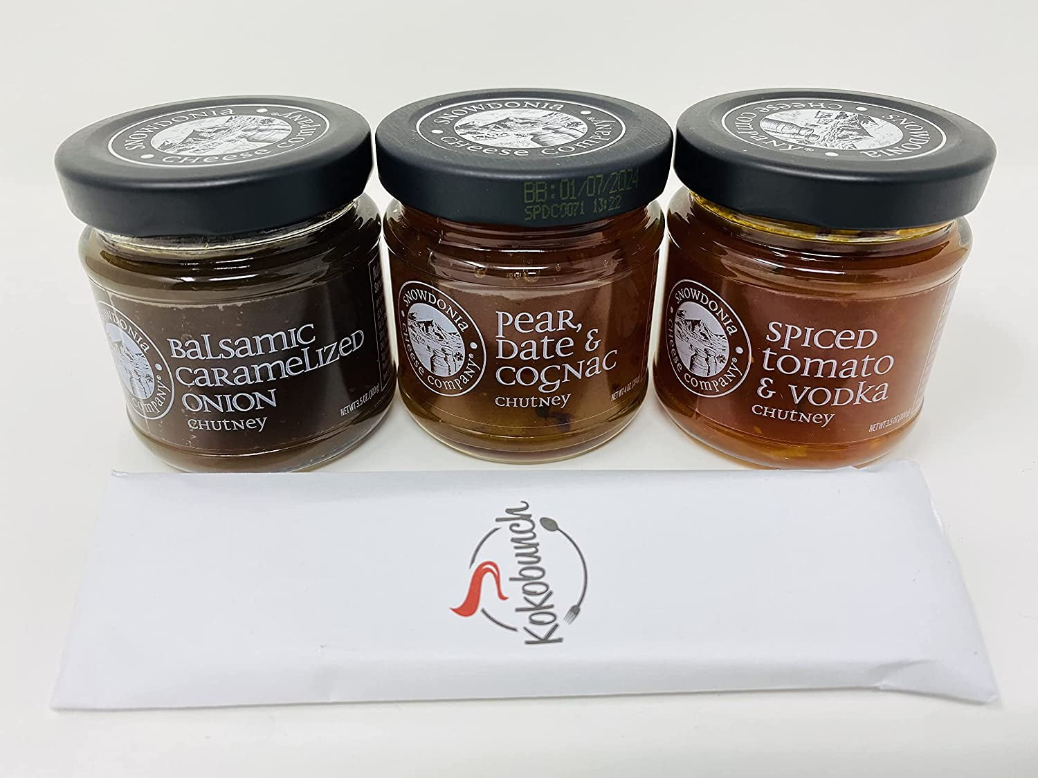 Snowdonia Chutney Variety Bundle - Spiced Tomato & Vodka, Pear Date ...