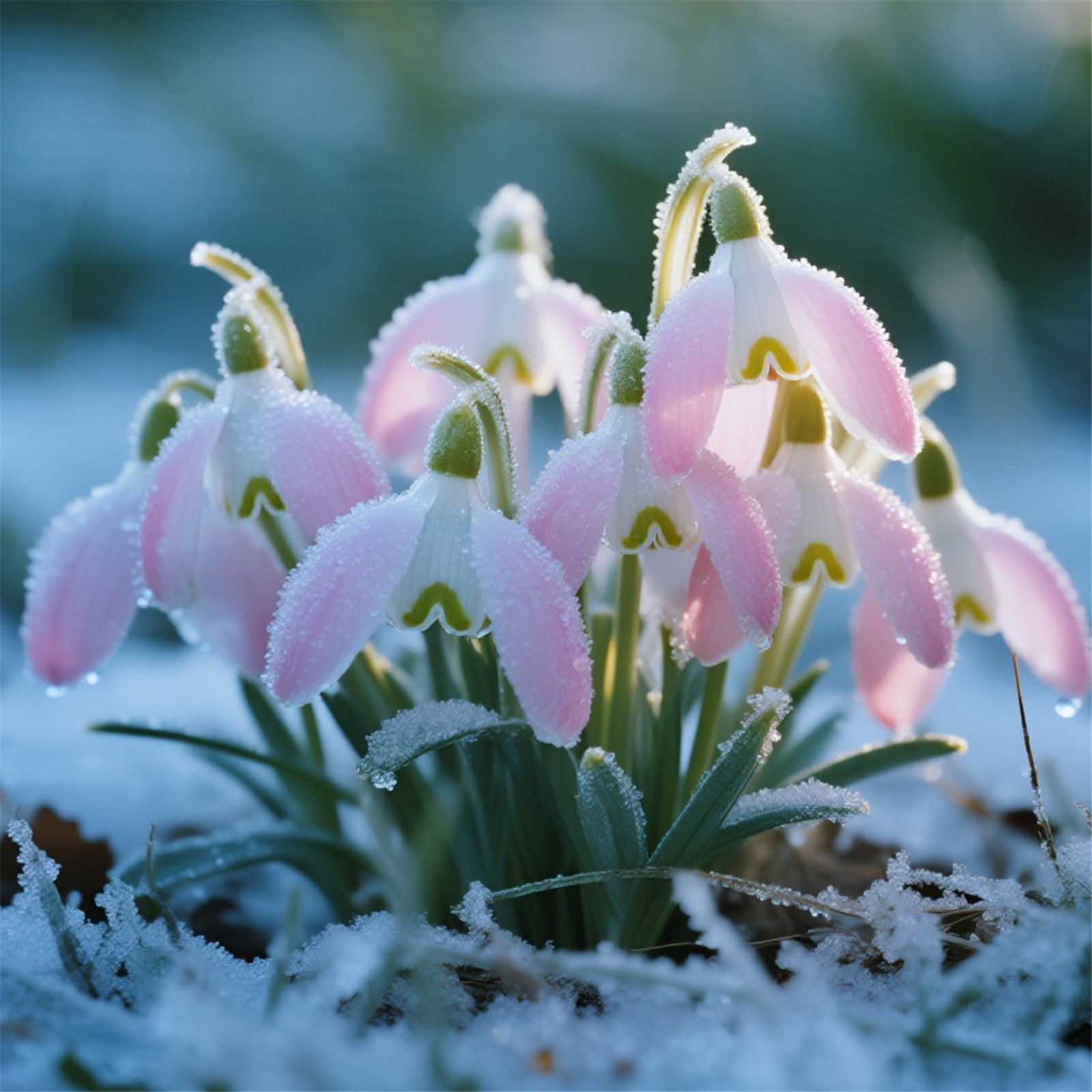 Snowdrop flower/Landscape Design Plants/Outdoor/Garden/Indoor/ Simple ...