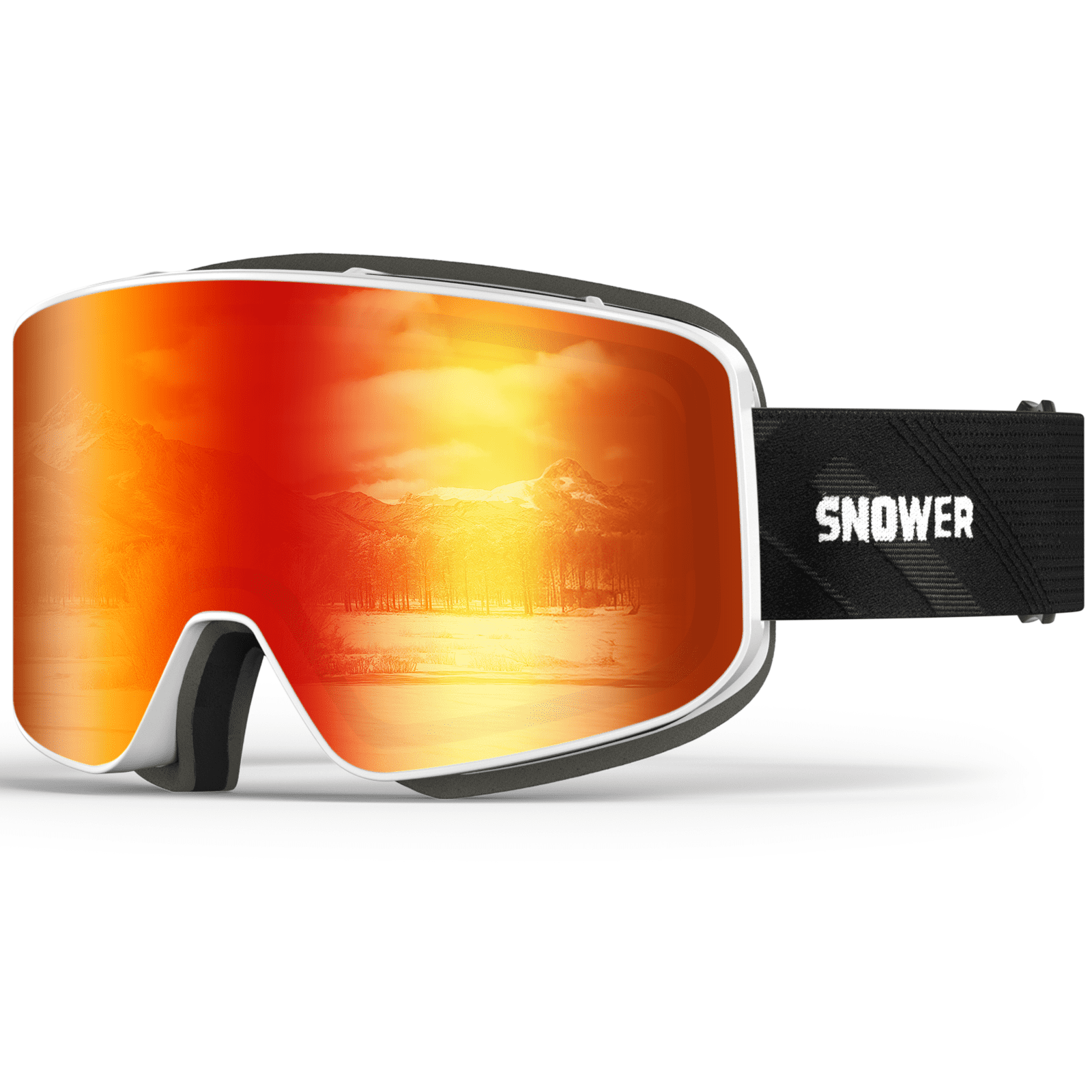 Snower OTG Ski Goggles - Over Glasses Ski/Snowboard Goggles for Men ...