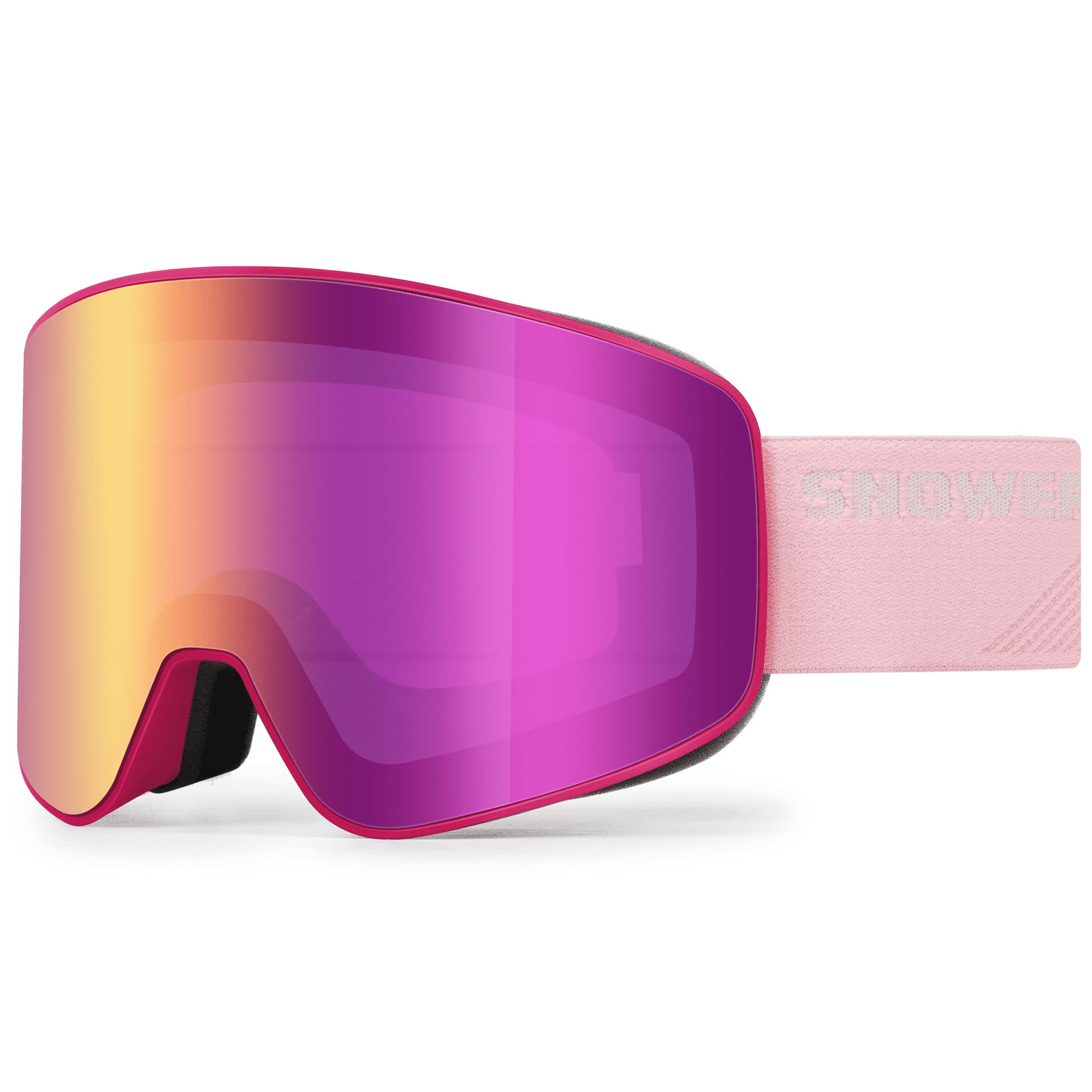 Snower Ski Goggles PRO - Frameless, Interchangeable Lens 100% UV400 ...