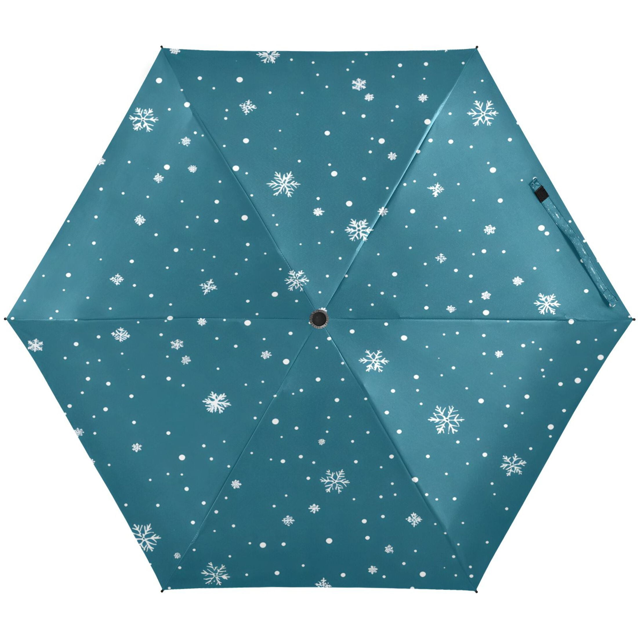 Snowflake Background Umbrellas for Sun Auto Open Close UV50+ Waterproof ...