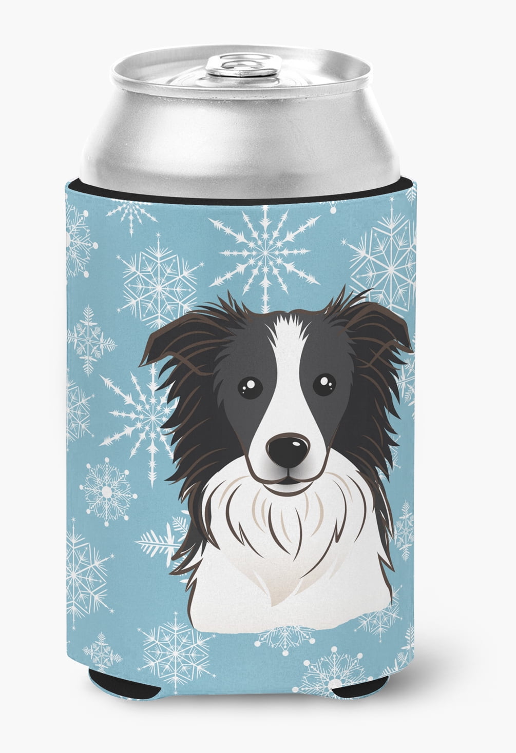 Snowflake Border Collie Can or Bottle Hugger - Walmart.com