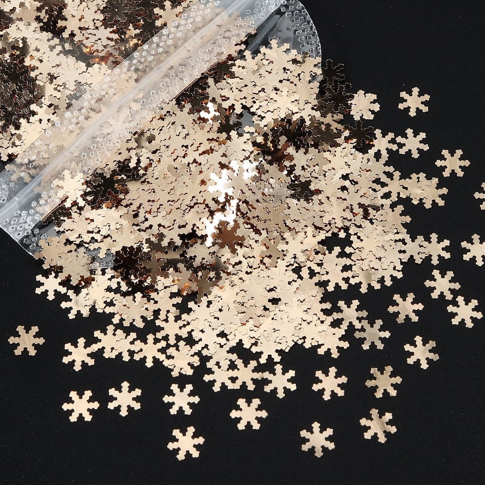 Snowflake Confetti Glitter Laser Sequins for DIY Crafts, Nail Art ...