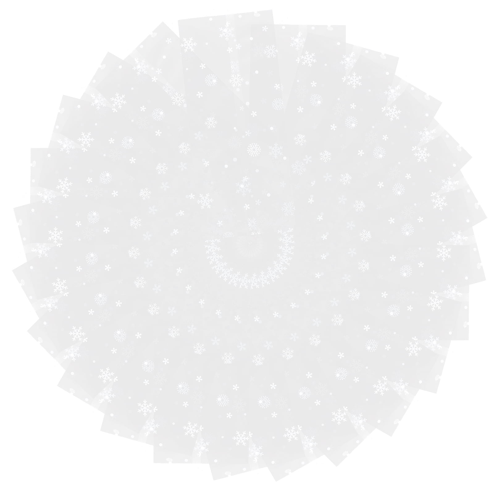 Snowflake Crisp Bag 200 Pcs Biscuits Wrapping Pouches Birthday Party ...