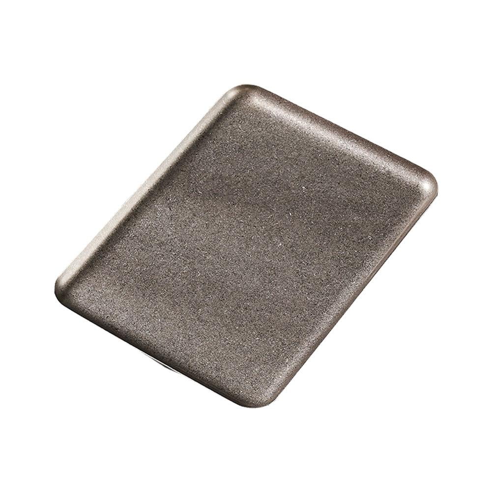 Snowflake Gray Rectangular Plate 20*15.5cm Retro 304 Stainless Steel ...